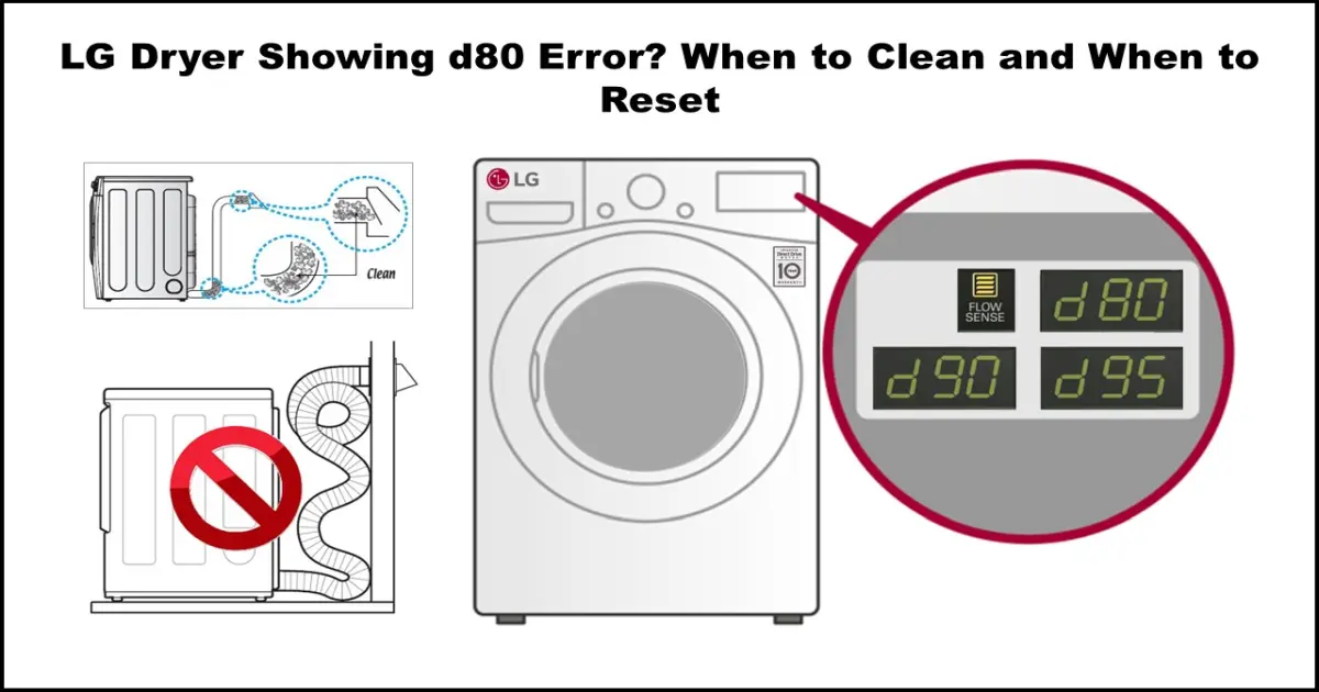 LG Dryer Showing D80 Error Clean The Vent First Then Try This Fix In 2025 LG Dryer Showing D80 Error Clean The Vent First Then Try This Fix In 2025