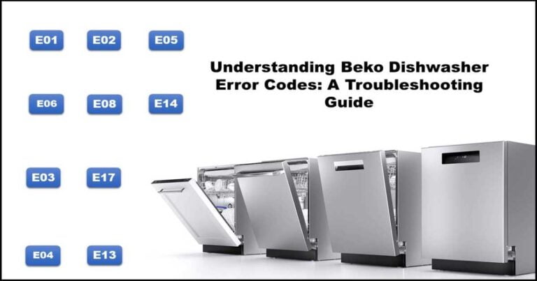 Understanding Beko Dishwasher Error Codes: A Troubleshooting Guide In 2025