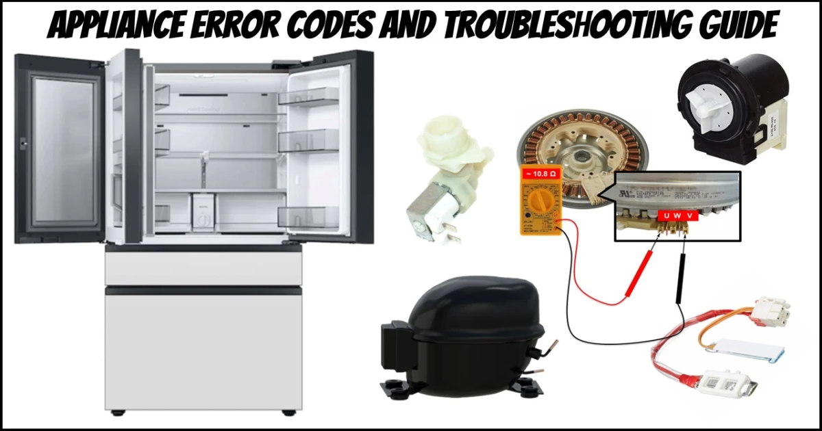 Appliance Error Codes